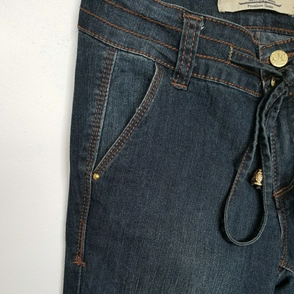 Nissi | Jeans | Vintage Inspired Flared Drawstring Jeans | Poshmark